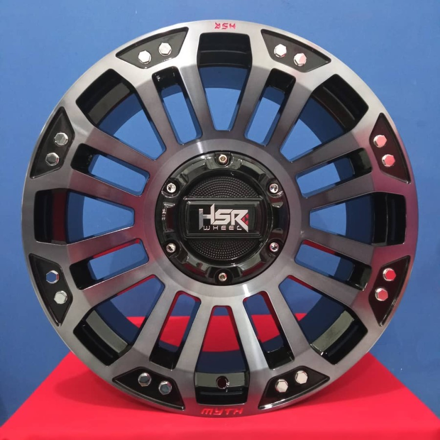 Jual Velg Racing Terbaru R20 HSR Tipe MYTH05 HSR R20X9 PCD 6X139.7 Velg Pajero Fortuner Triton ...