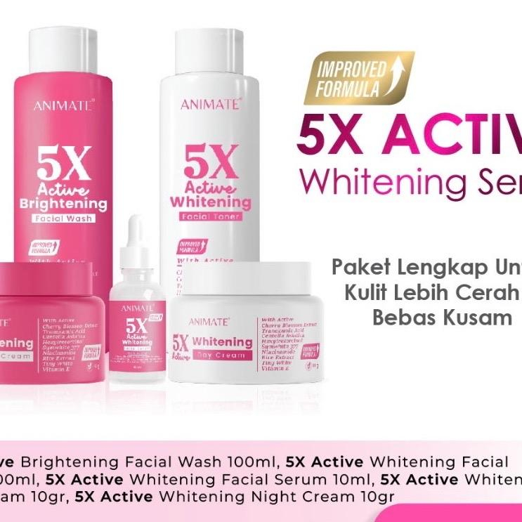 Jual Paket Animate Skincare Isi 3 paket whitening Skin Barrier ...