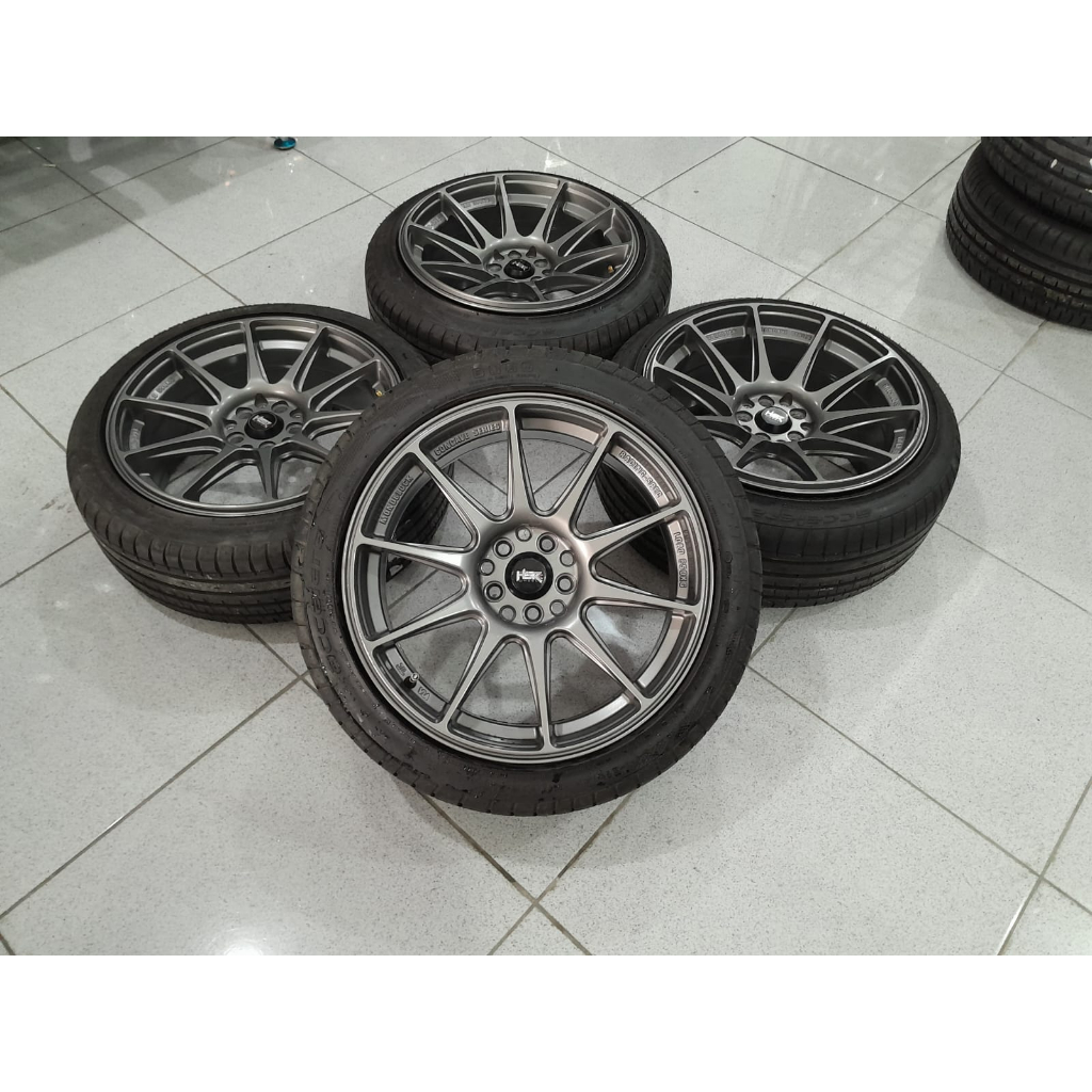 Jual VELG MOBIL BEKAS RACING HSR RING 17 PCD 5X100/114,3 COCOK UNTUK CIVIC ALTIS X-PANDER SIENTA ...