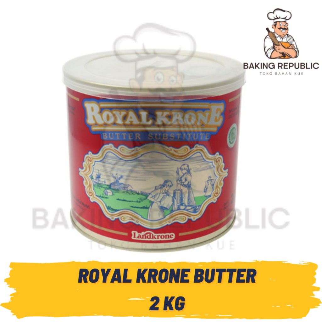 Jual ROYAL KRONE | 2 KG | MENTEGA BUTTER | ROYAL KRONE BUTTER 2 KG KALENG | Shopee Indonesia