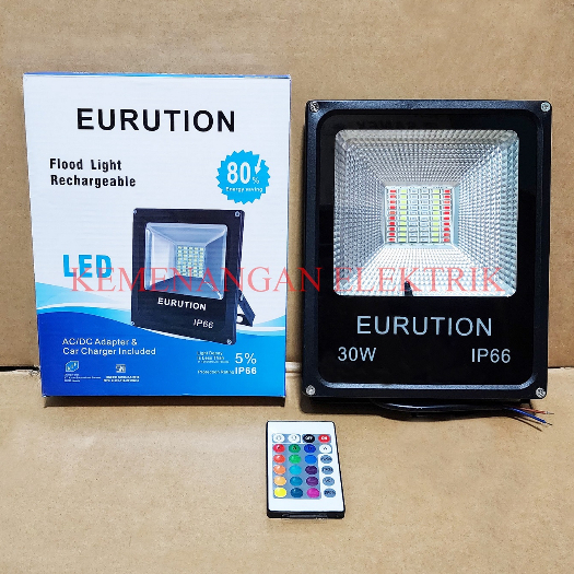 Jual EURUTION LAMPU SOROT TEMBAK LED SMD 30 WATT RGB 30W 30WATT 30 W 220V OUTDOOR | Shopee Indonesia