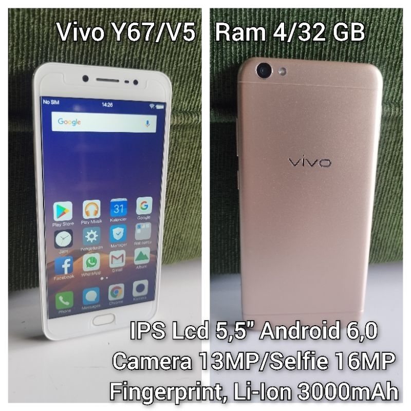 Jual Vivo V5 (1601) Ram 4GB/32GB | Shopee Indonesia