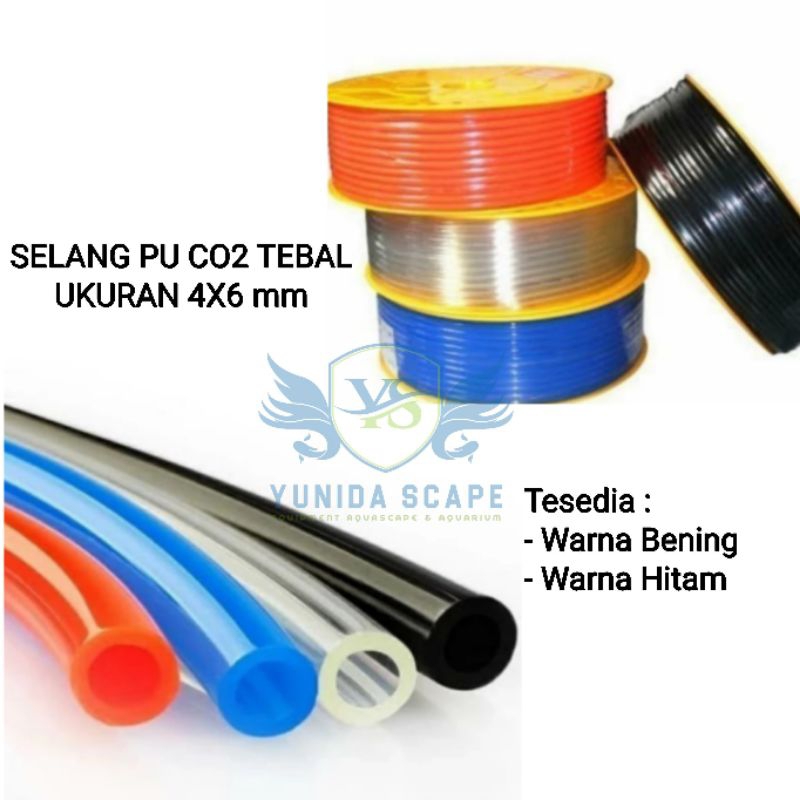 Jual SELANG CO2 / SELANG PU 6 mm TEBAL AQUARIUM | Shopee Indonesia
