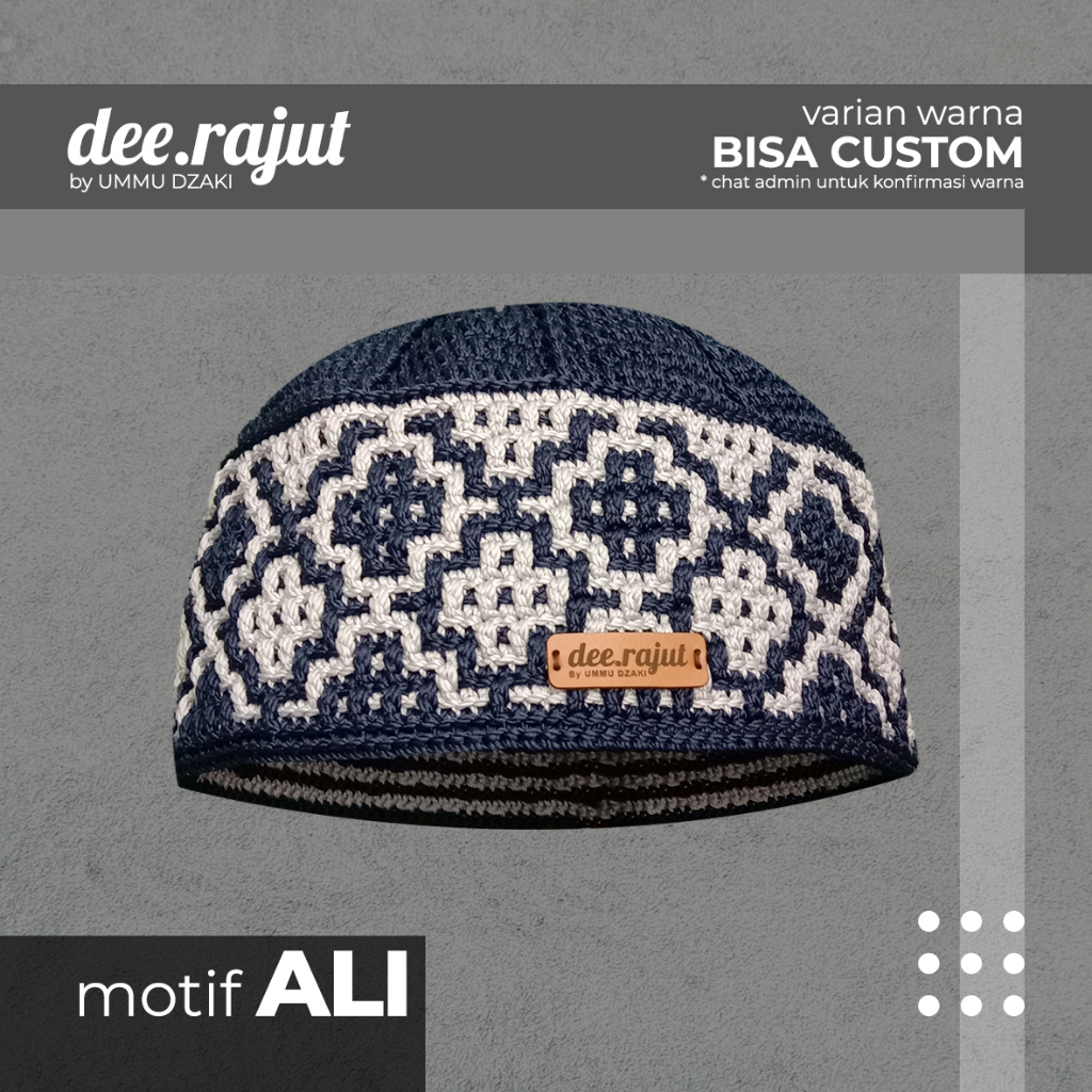 Jual Peci Rajut Motif Handmade Dee.Rajut by Ummu Dzaki (MOTIF ALI ...