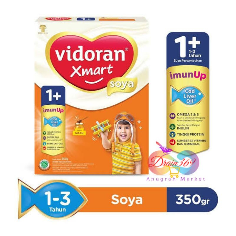 Jual Vidoran Xmart Soya 1+ Madu 350gr exp Nov 2024 | Shopee Indonesia