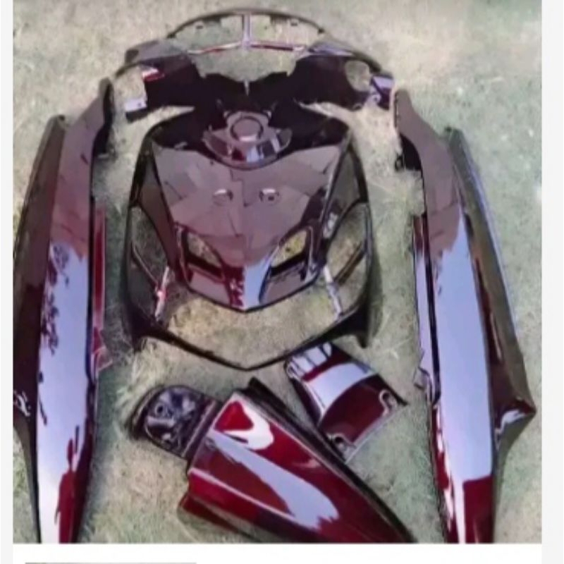 Jual 0Cover body full halus yamaha Mio Smile Moonlight Red | Shopee ...