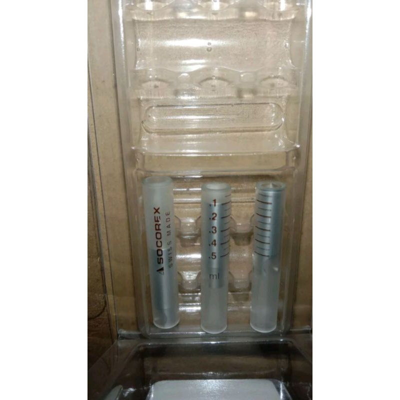 Jual Tabung Kaca Socorex 0.5ml + Piston Medion | Shopee Indonesia