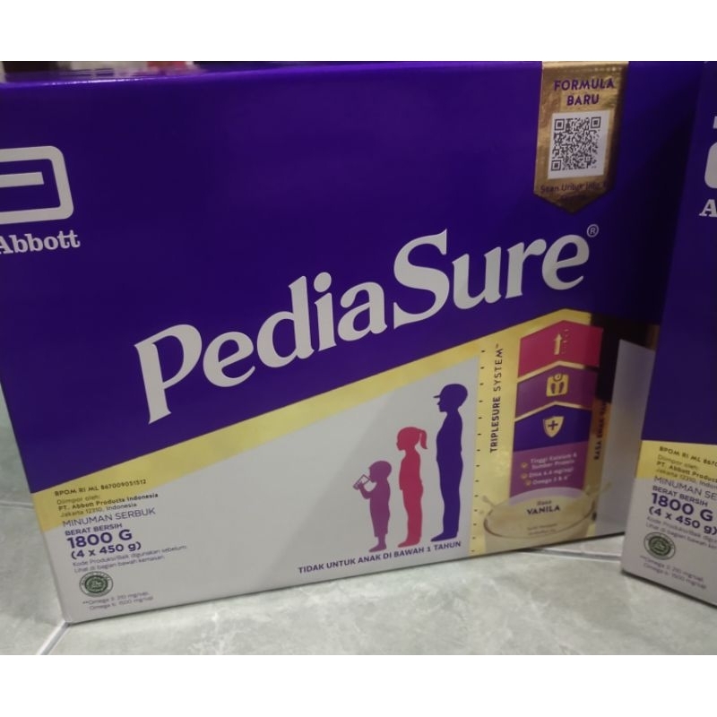Jual pediasure triplesure system susu bubuk pedia sure 1800g | Shopee Indonesia