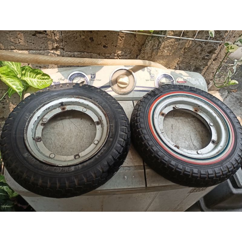 Jual Velg vespa classic super ps strada bajaj banci p150s pelek ring 8 plus ban layak pakai ...