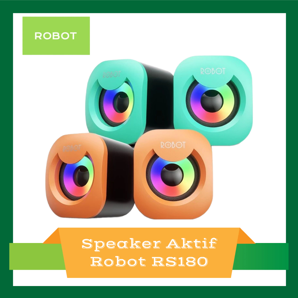 Jual Speaker Aktif Robot RS180 Multimedia speaker | Shopee Indonesia