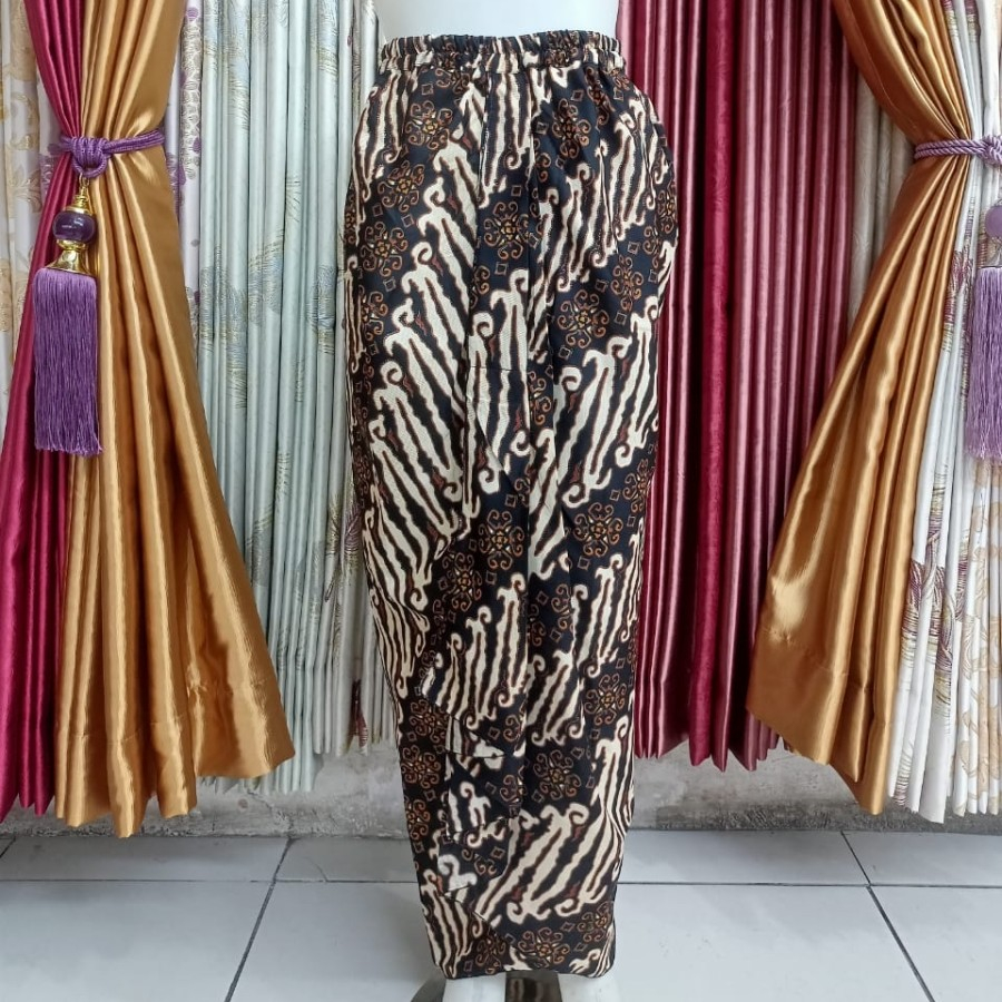 Jual Rok batik instan wiron jumbo bawahan kebaya wanita rok rumbai ...