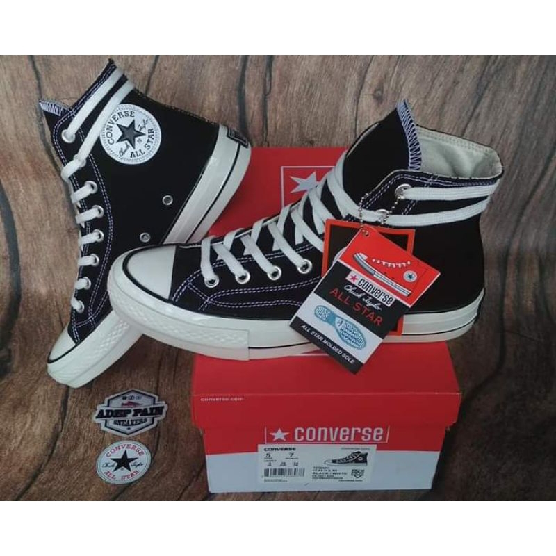 Jual SEPATU ALL STAR CONVERSE 1970's BLACK WHITE PREMIUM BNIB ( COD ...