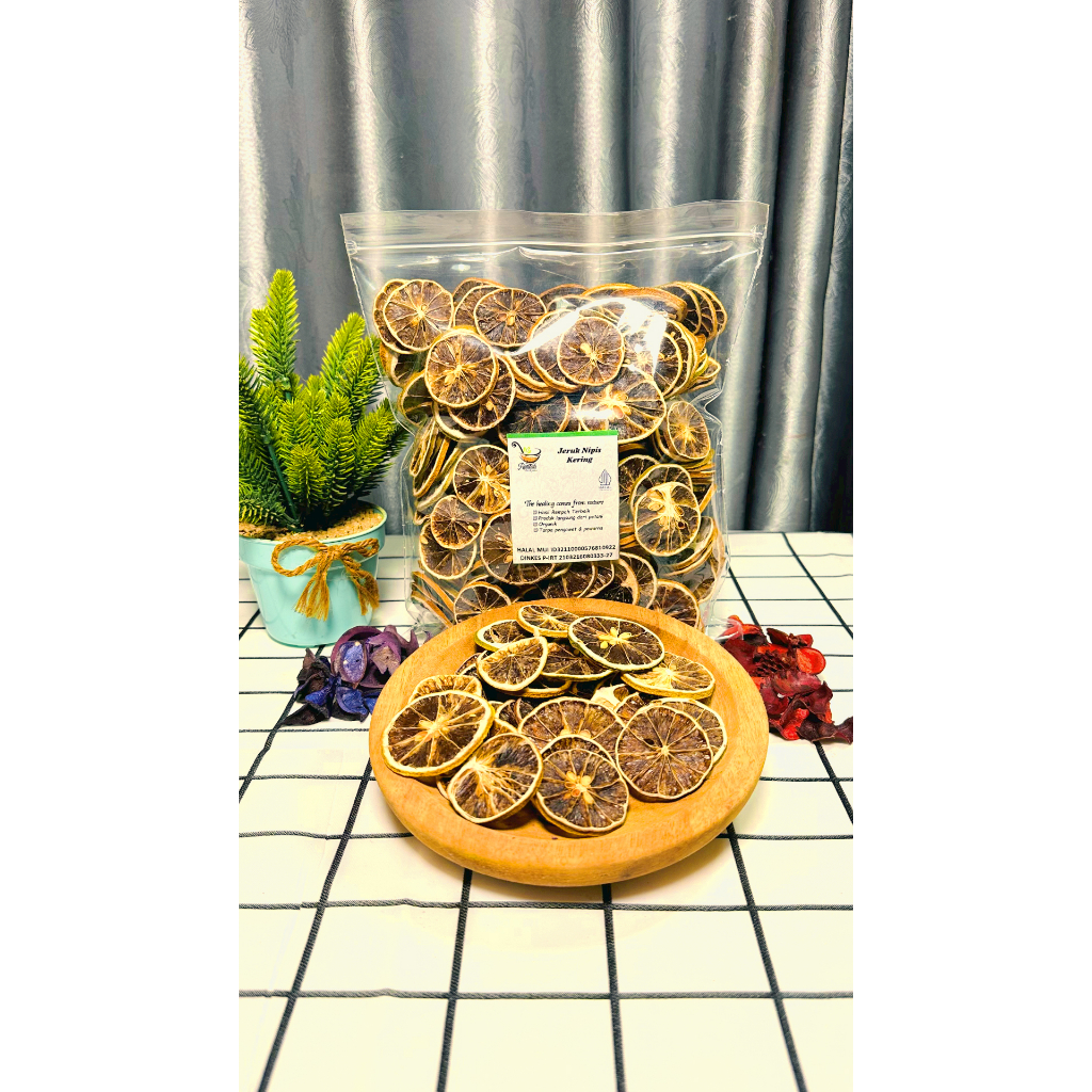 Jual Jeruk Nipis Kering 500 gram / 100 gram Dried Lime Slice Rempah Bu ...