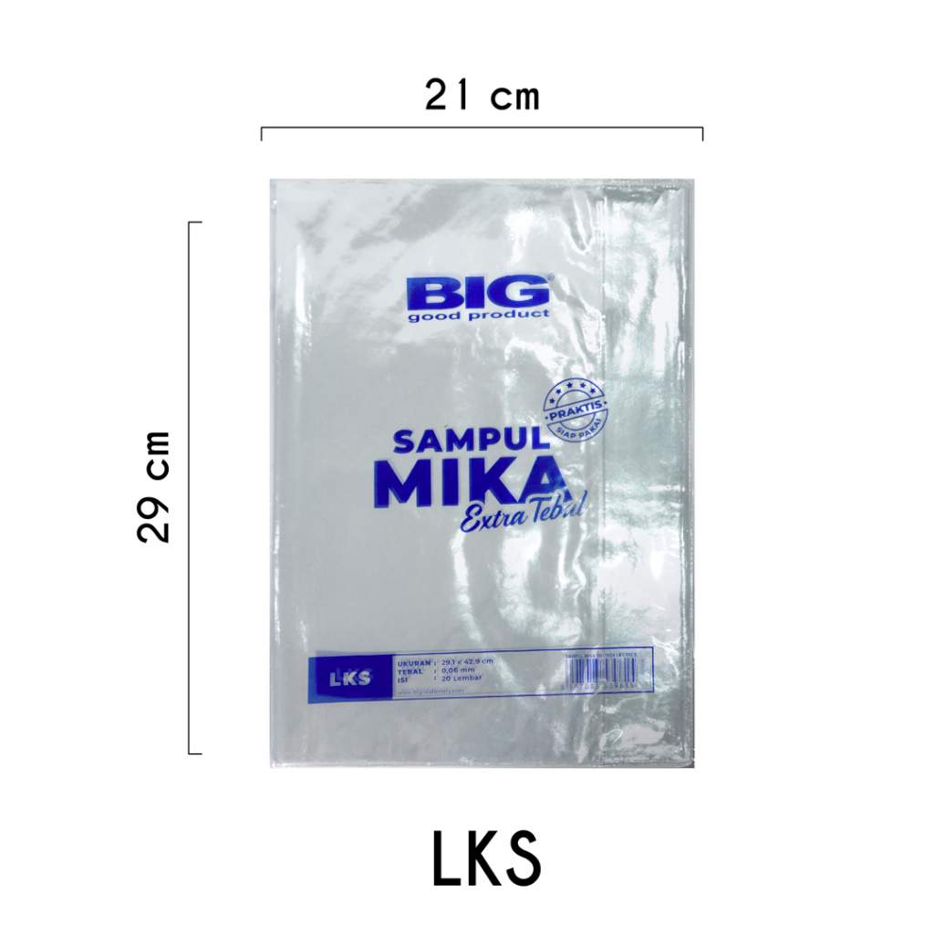 Jual Big Sampul Buku Plastik Mika Tebal 60 Mikron Ukuran Boxy Kwarto