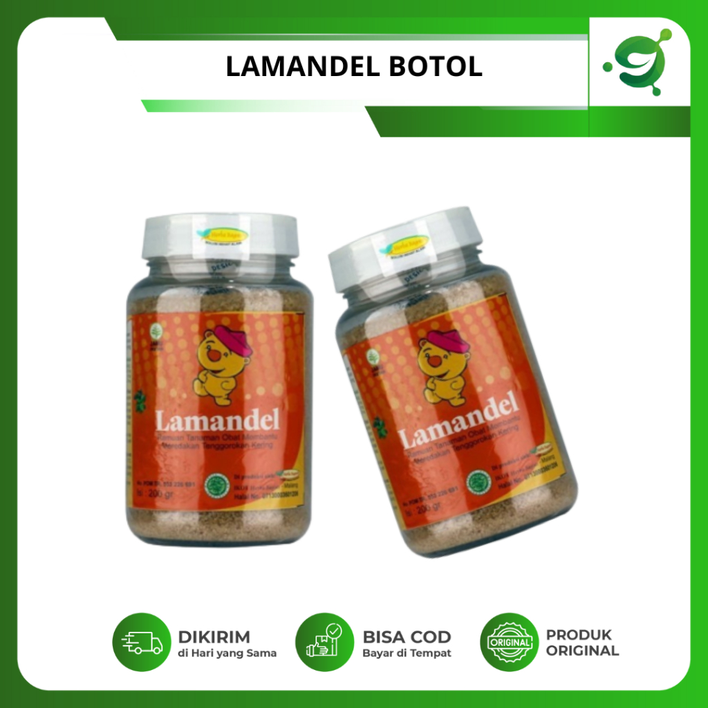 Jual Lamandel Botol 200 Gr - Obat Radang Tenggorokan - Obat Radang Anak ...