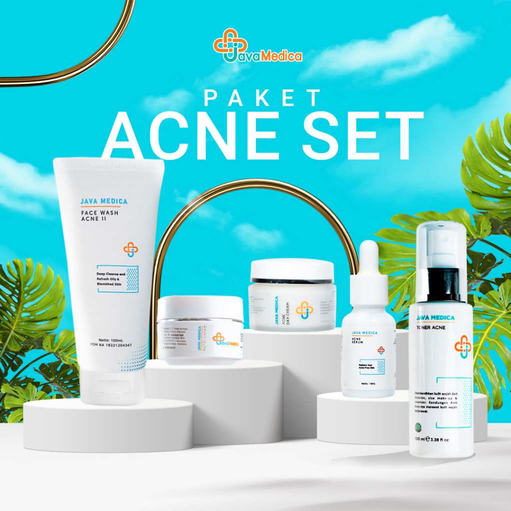 Jual Paket Acne Series Kulit Berminyak | Shopee Indonesia