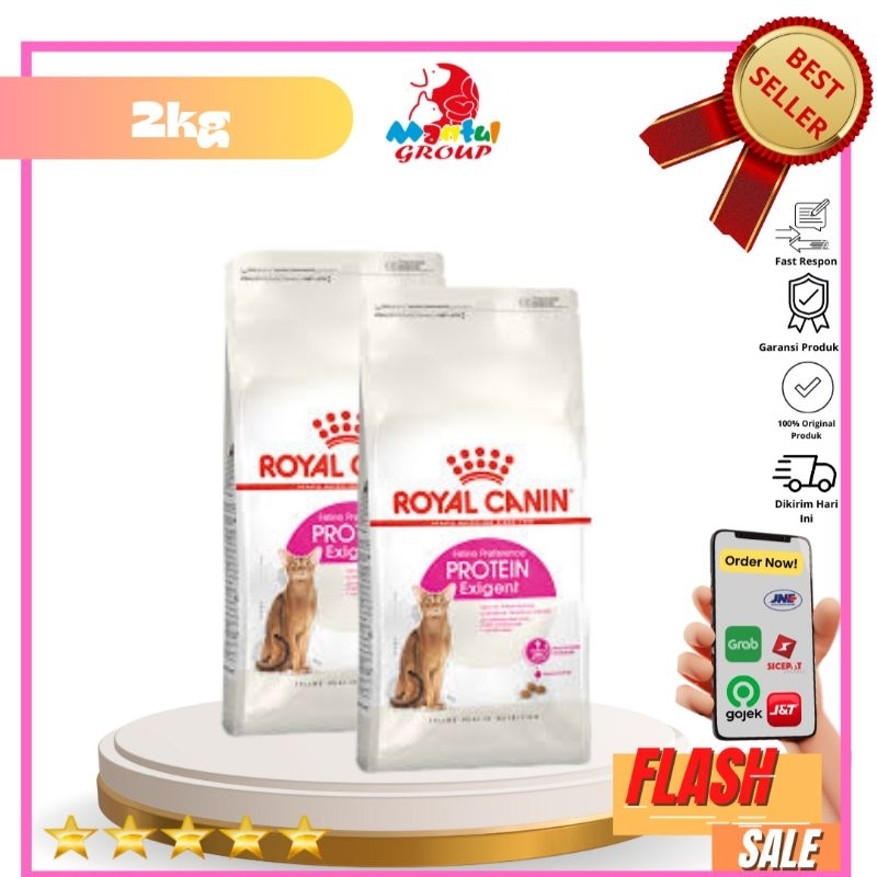 Jual Makanan Kucing Royal Canin FHN Exigent 42 2kg Protein Preference ...