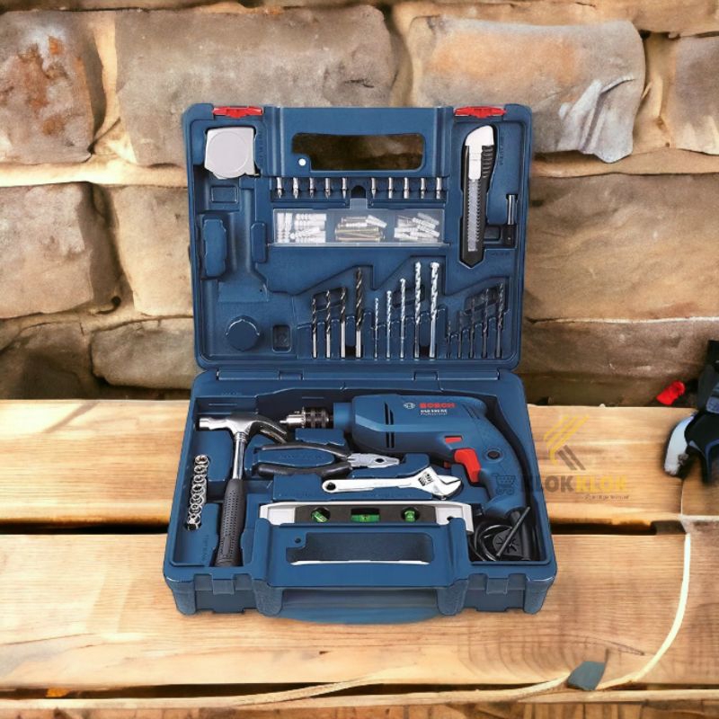 Jual Bosch GSB 500-RE Impact Drill Bor Tembok Komplit Set | Shopee ...