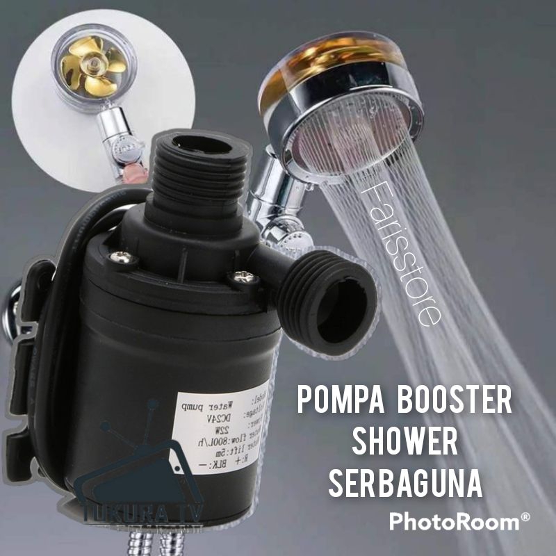 Jual pompa pendorong waterheater shower tandon hydroponic kolam ...