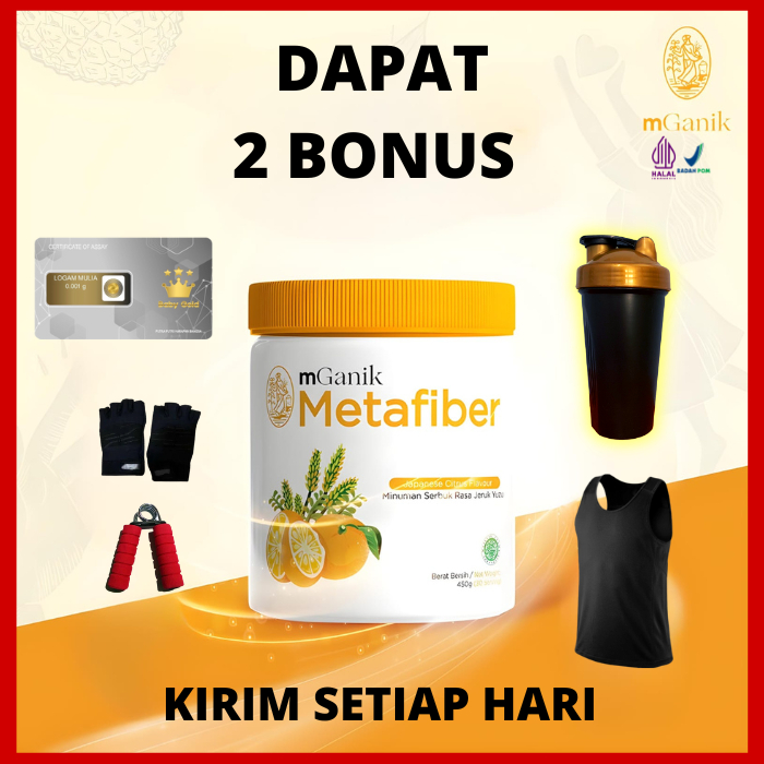 Jual MGANIK METAFIBER MULTIGRAIN 450GR JERUK YUZU / LYCHEE - SUPLEMEN ...