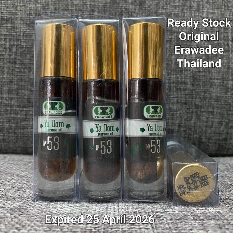 Jual Erawadee No 53 Inhalasi Alami Ya Dom dengan minyak agar Original ...