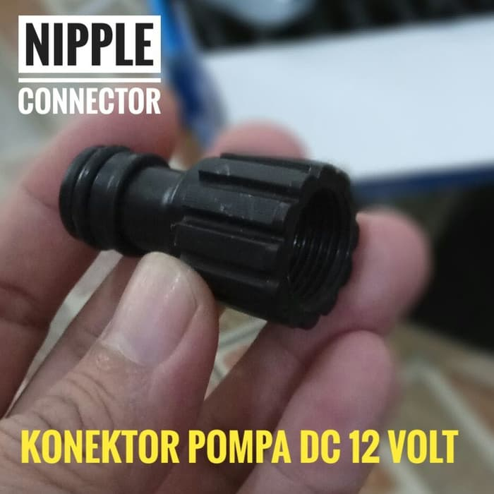 Jual Konektor Nipple Pompa DC 12 Volt Pompa High Pressuare 18mm ke ...