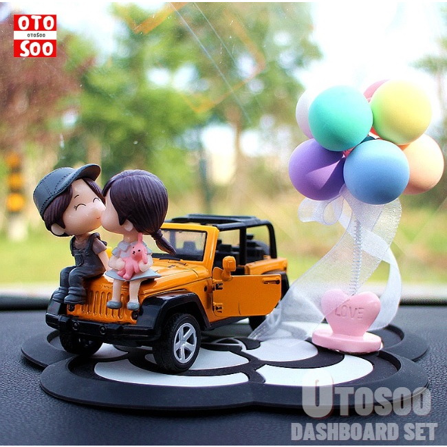 Jual Pajangan Dashboard lucu -pajangan Set Couple premium- Pajangan ...