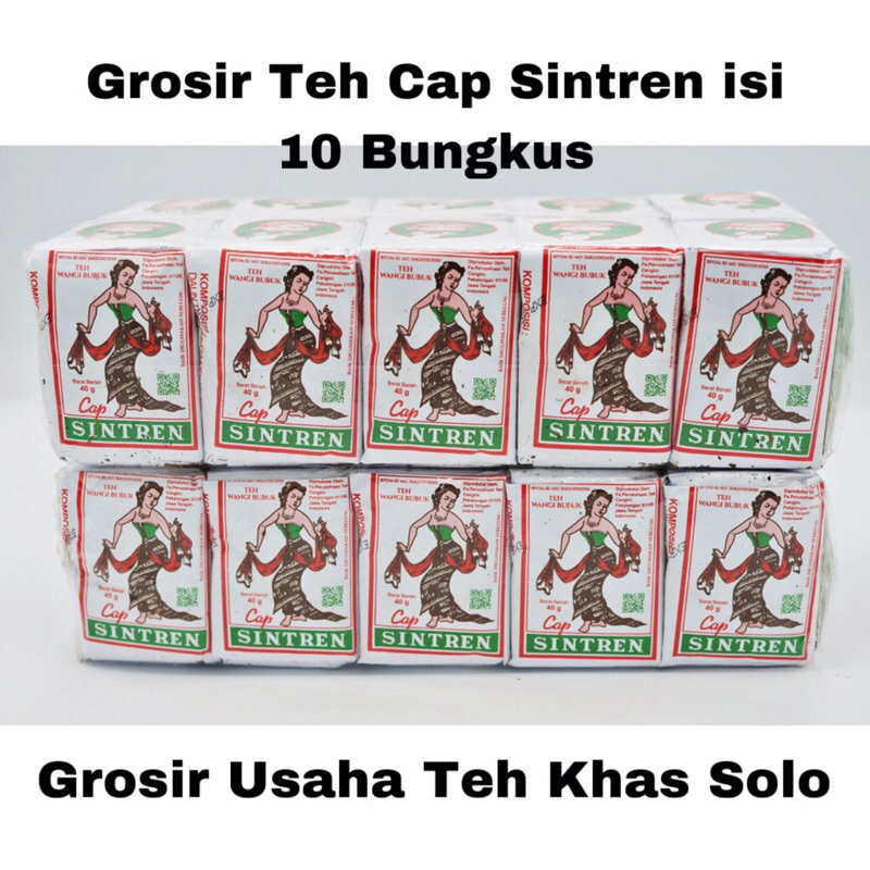 Jual Grosir Teh Cap Sintren Teh solo isi 10 Bungkus Teh Tubruk | Shopee ...