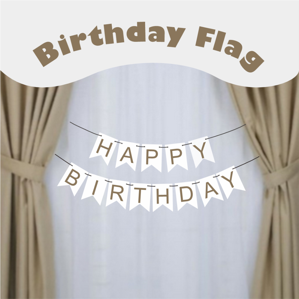 Jual Lucky Space Bendera Ulang Tahun / Happy Birthday Flag | Shopee ...