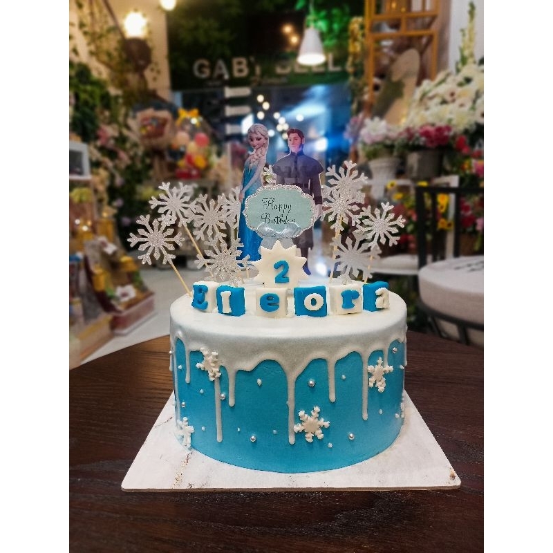 Jual kue ulang tahun cake karakter frozen pororo cake karakter anak ...