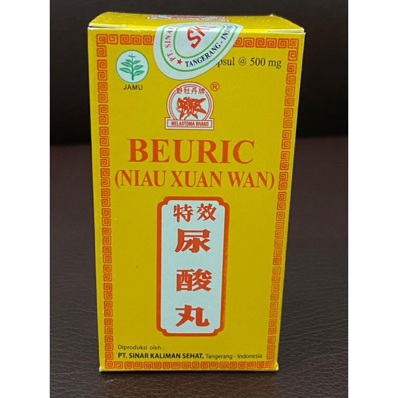 Jual BEURIC/niao suan wan/niau xuan wan - obat asam urat dan kolestrol ...
