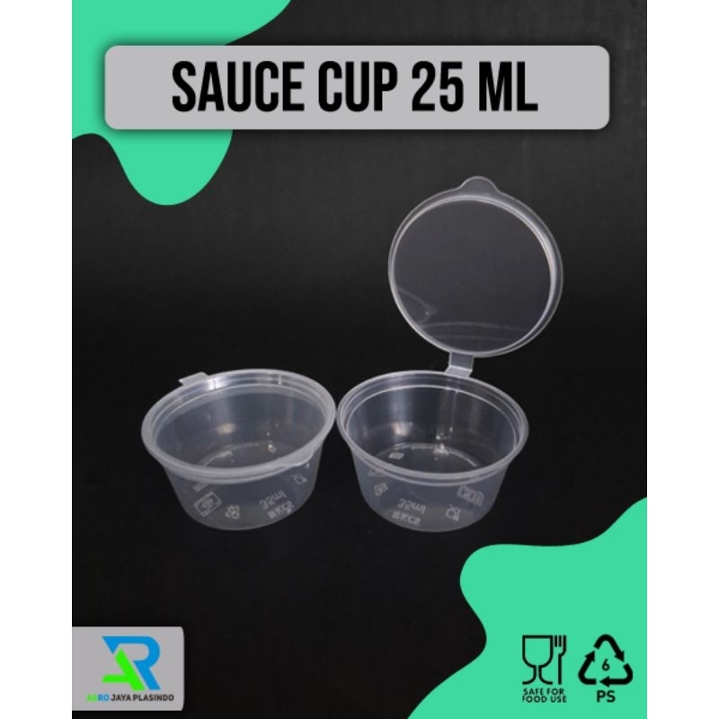 Jual Sauce Cup 25 ml KCS - 1 Pack isi 50 pcs | Shopee Indonesia