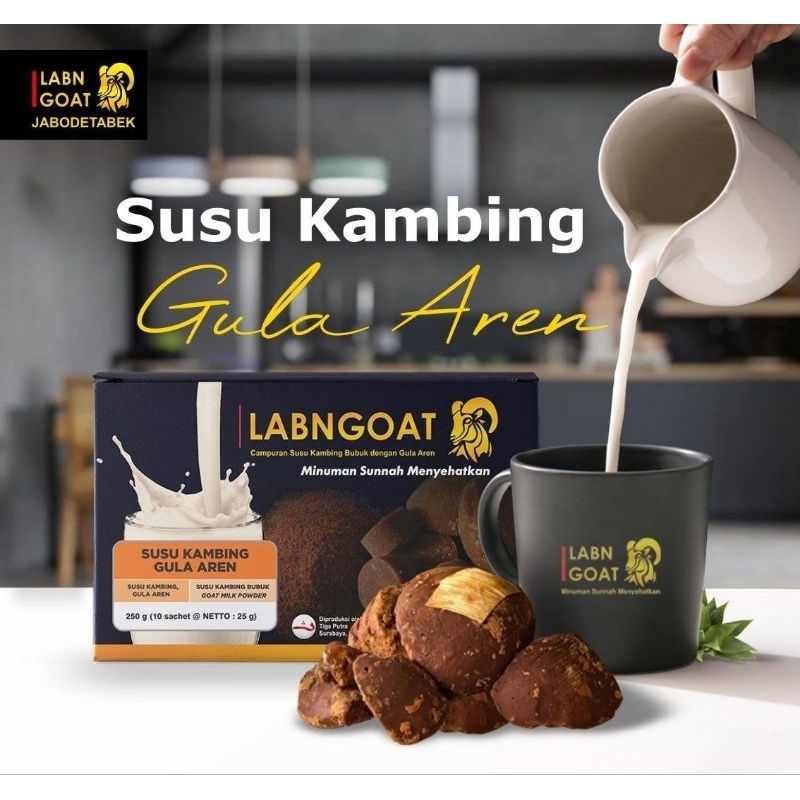 Jual Labn Goat Susu Kambing Gula Aren Jahe Merah [ 10 sachet ] - Susu ...
