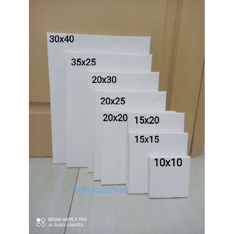 Jual Canvas lukis Kanvas lukis ukuran 10x10cm ~ 30x40 | Shopee Indonesia