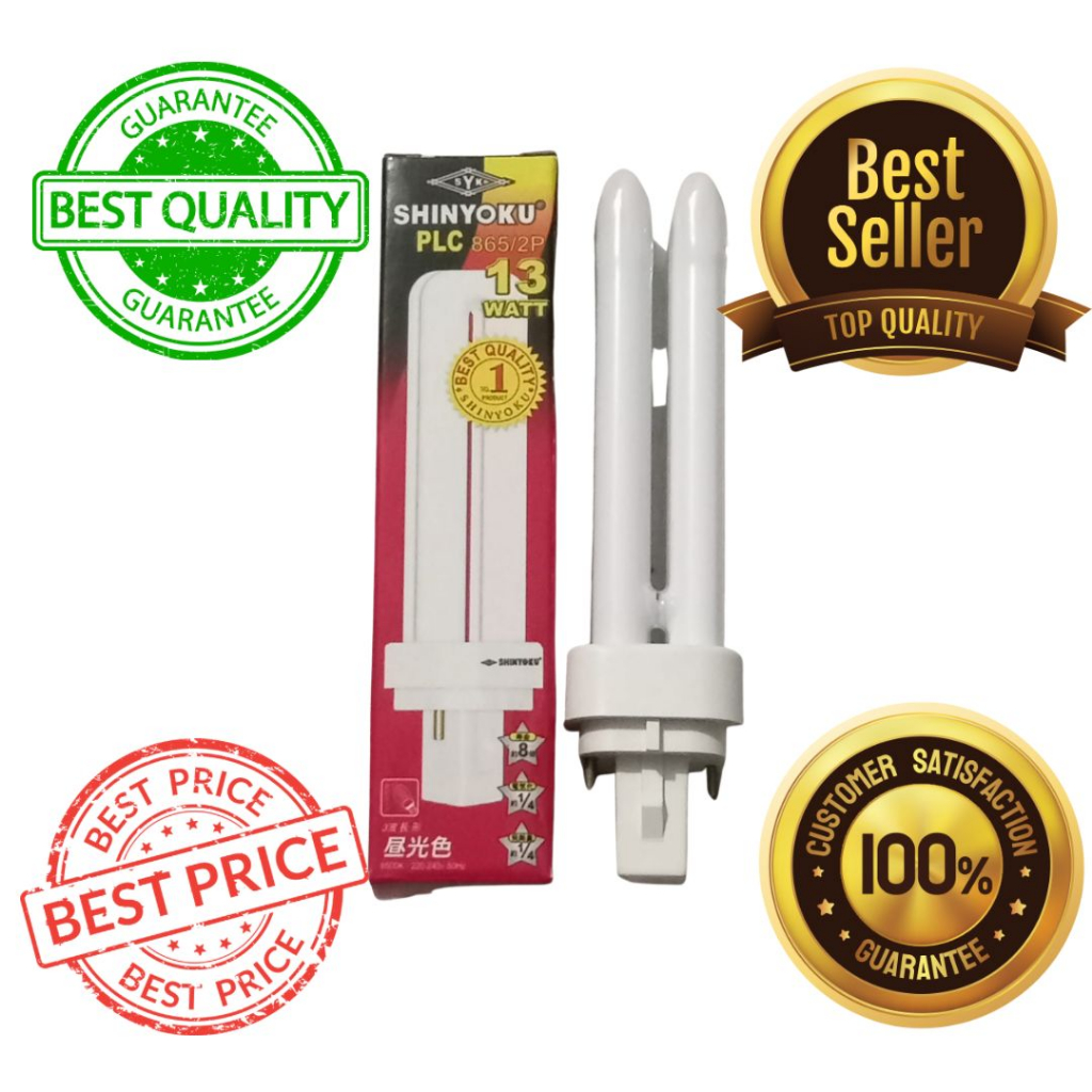 Jual Shinyoku Lampu PLC Lampu Tusuk 2pin 2 kaki 13w 18w 2 pin Putih Kuning | Shopee Indonesia