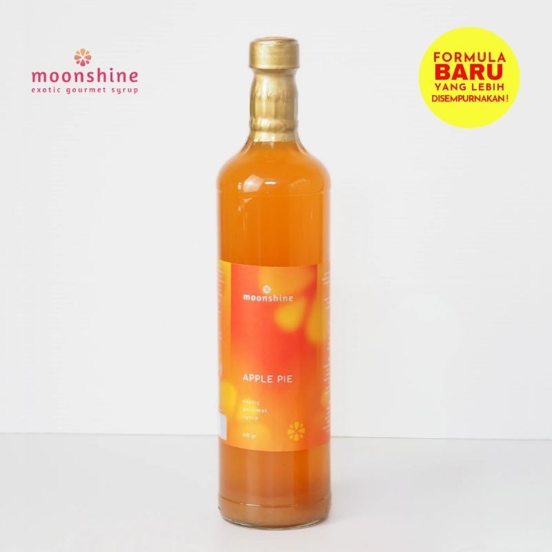 Jual MOONSHINE Apple Pie Syrup Sirup Alami Rasa Pai 800 gr | Shopee ...