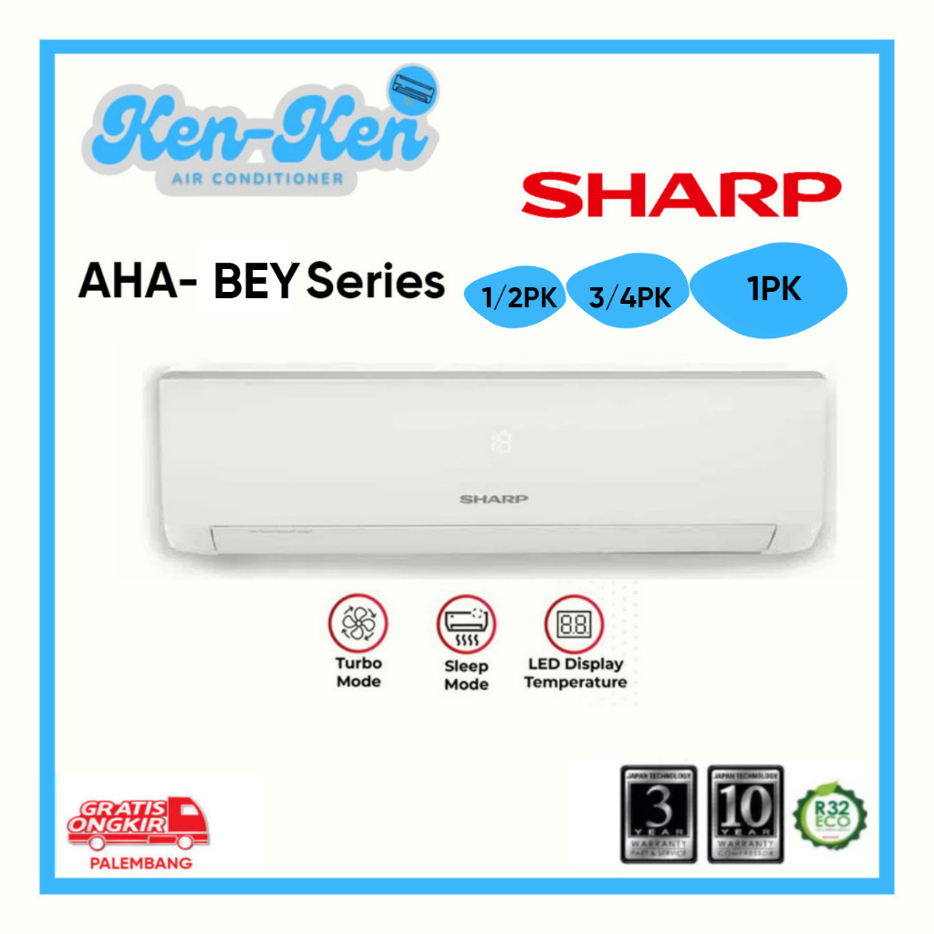 Jual AC 1/2PK-1PK SHARP AHA-BEY AC SHARP STANDARD SERIES | Shopee Indonesia