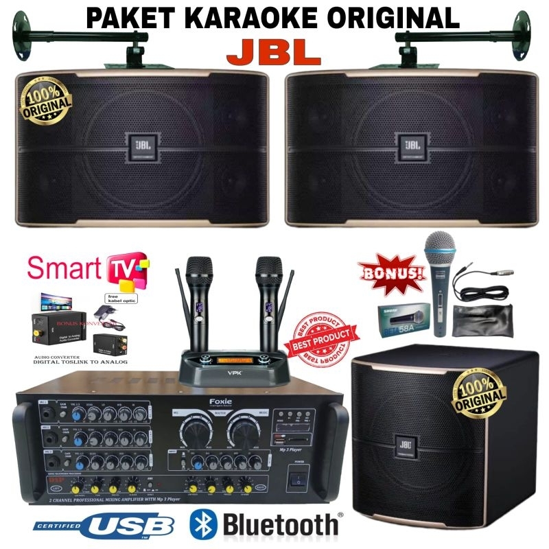 Jual PAKET KARAOKE SPEAKER JBL PASSION 10+SUBWOOFER JBL ORIGINAL SOUND ...