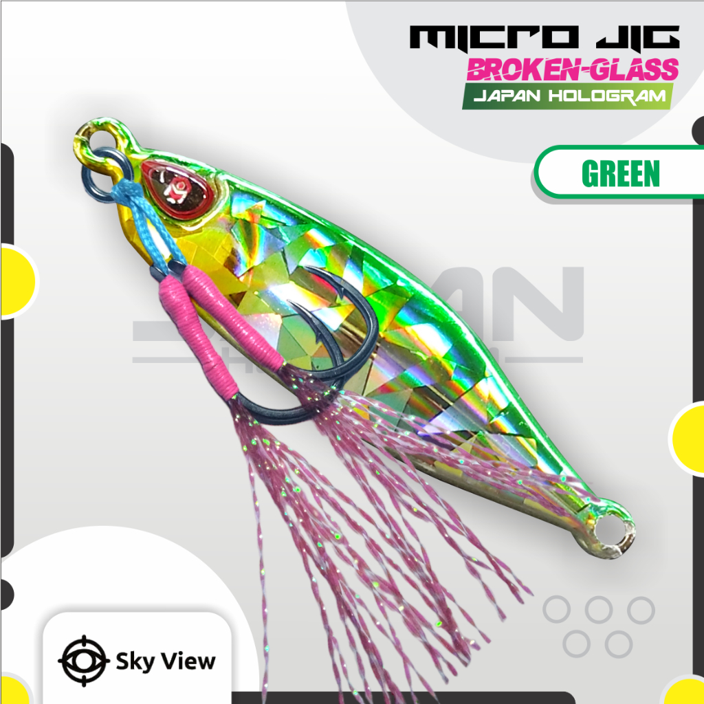 Jual Umpan Micro Jig 10 Gram Double Assist Hook Lure Casting 10g Umpan Pancing Laut | Shopee ...