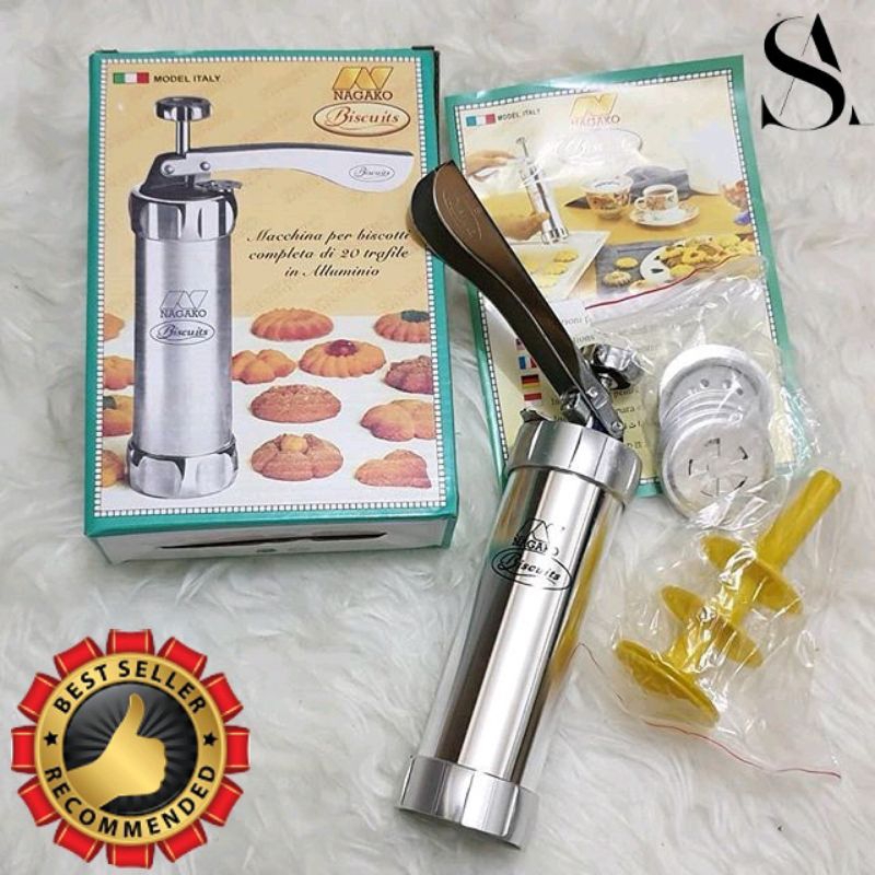 Jual Cetakan kue kering Marcato Stainlees merek marcato/Nagako | Shopee ...