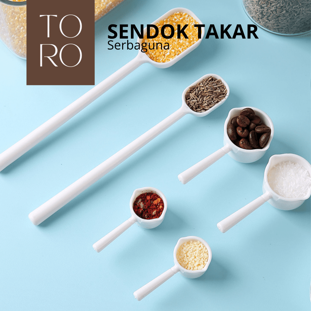 Jual TORO - [ ISI 2 PCS ] SENDOK TAKAR TAKARAN SET | MEASURING SPOON ...