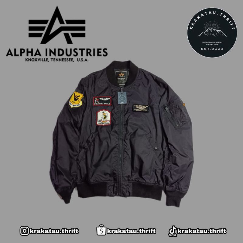 Jual JAKET ALPHA INDUSTRIES original | Shopee Indonesia