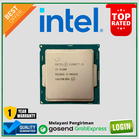 Jual Processor INTEL Core i3 6100 3.7 GHz TRAY socket 1151 | Shopee Indonesia