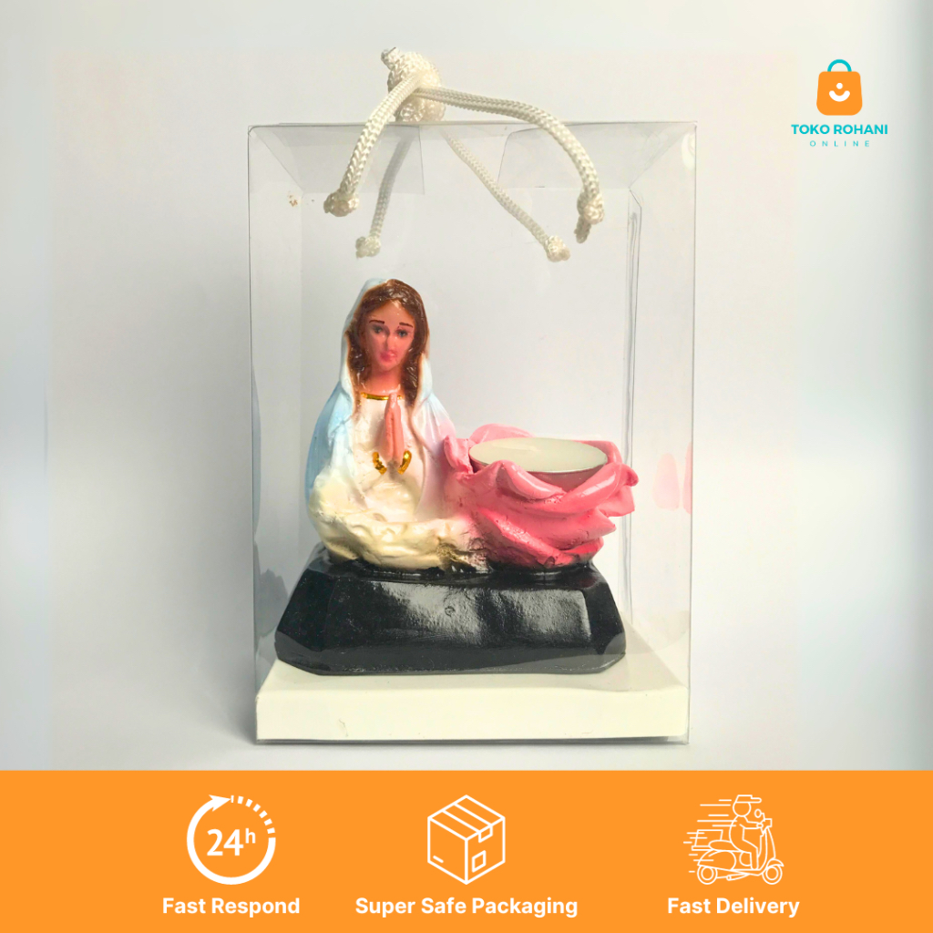 Jual Patung Maria Lilin 10cm - Bisa untuk Hadiah Ulang Tahun / Hadiah ...