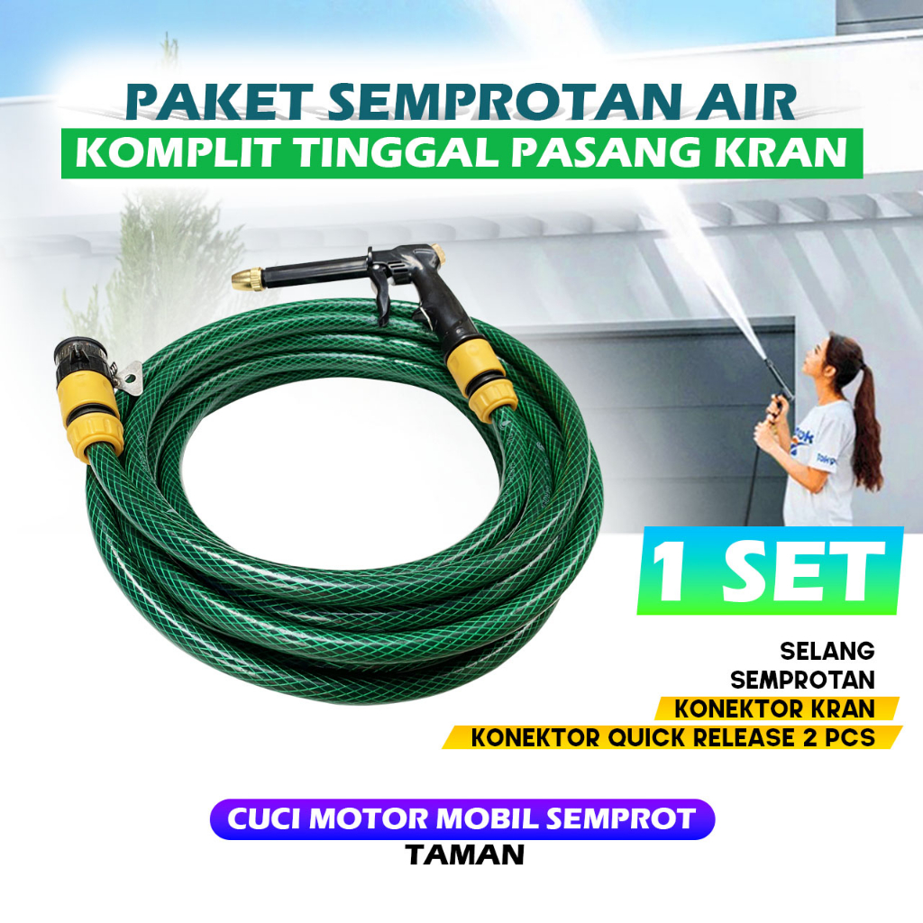 Jual Paket Komplit Semprotan Water Gun New Pistol Semprot Taman Steam ...