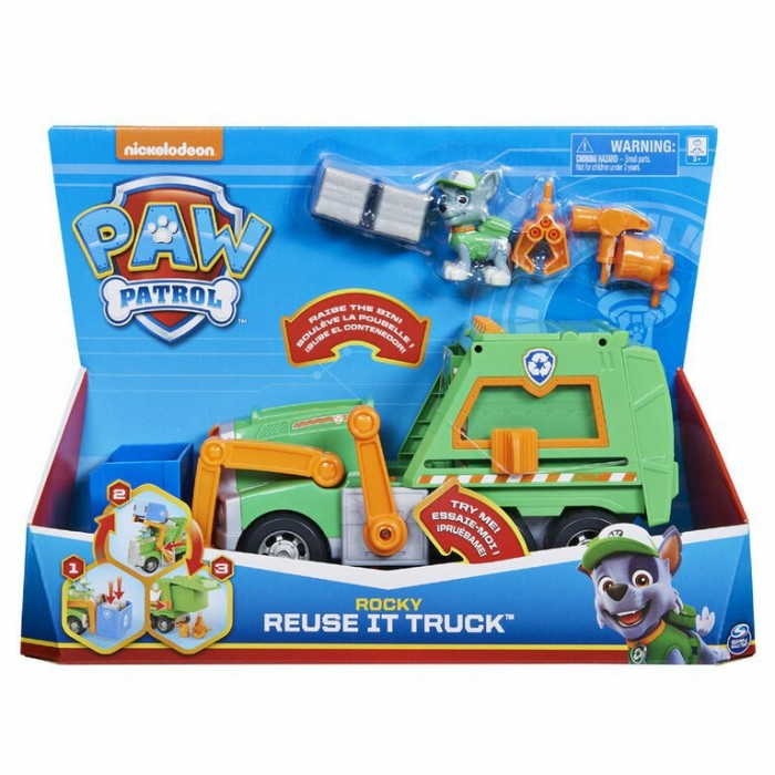 Jual BEYBA Paw Patrol Rocky Reuse It Truck Deluxe with Collectible Toy ...