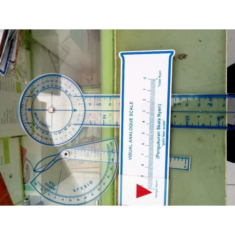 Jual promo paket goniometer set plus vas/ paket fisioterapi goniometer ...