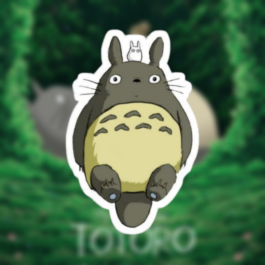 Jual Stiker TOTORO Ghibli Edition Waterproof | Stiker Aesthetic ...