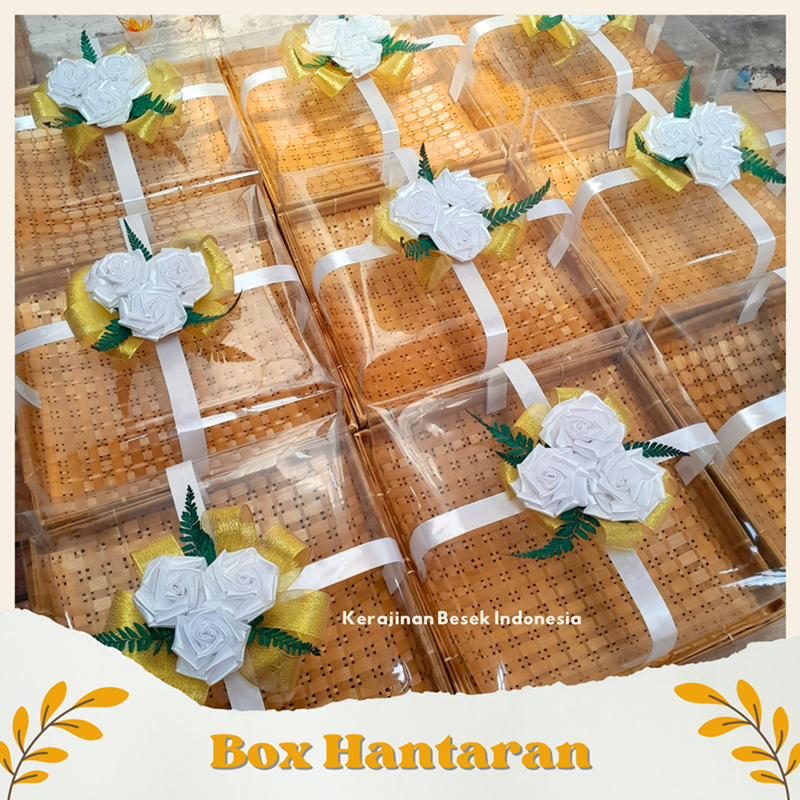Jual Box hantaran atau seserahan FREE hiasan bunga Box hampers natal ...