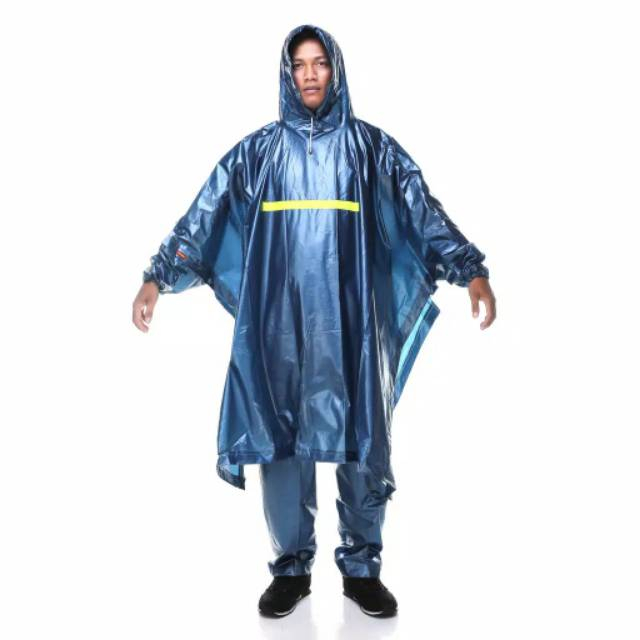 Jual Jas Hujan Poncho Celana Hybrid Dolphin 672 Ponco Lengan + Celana ...